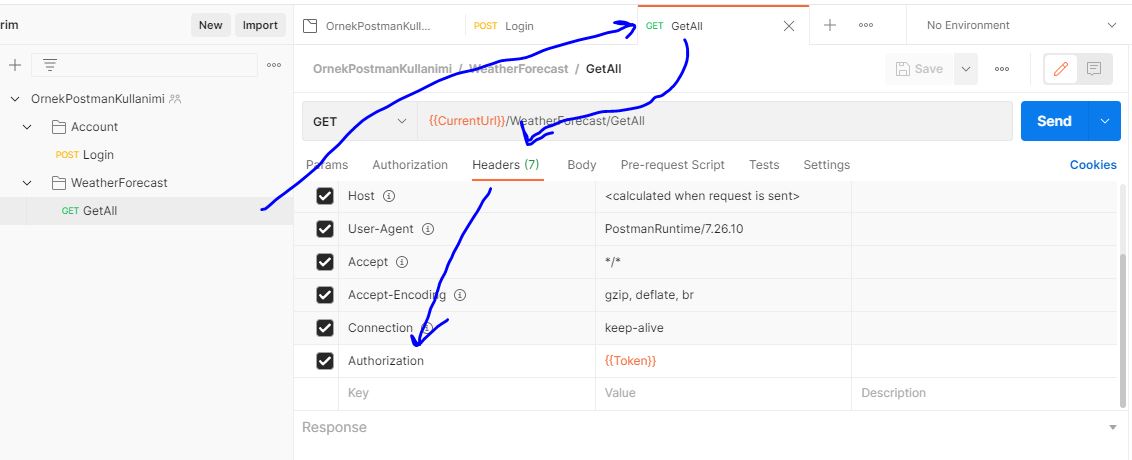 Efektif Postman kullanımı